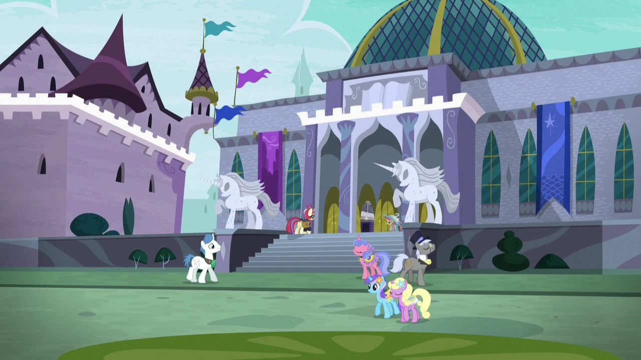 Image - Canterlot library exterior shot S5E12.png | My Little Pony ...