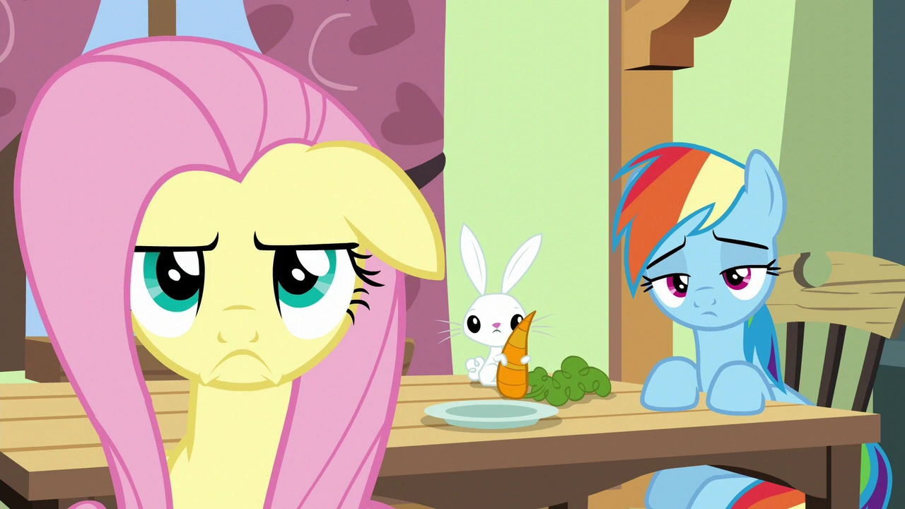 Image - Fluttershy's frustrated scowl S6E11.png | My Little Pony ...