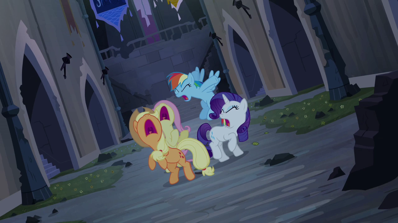Image - Ponies screaming S04E03.png | My Little Pony Friendship is ...