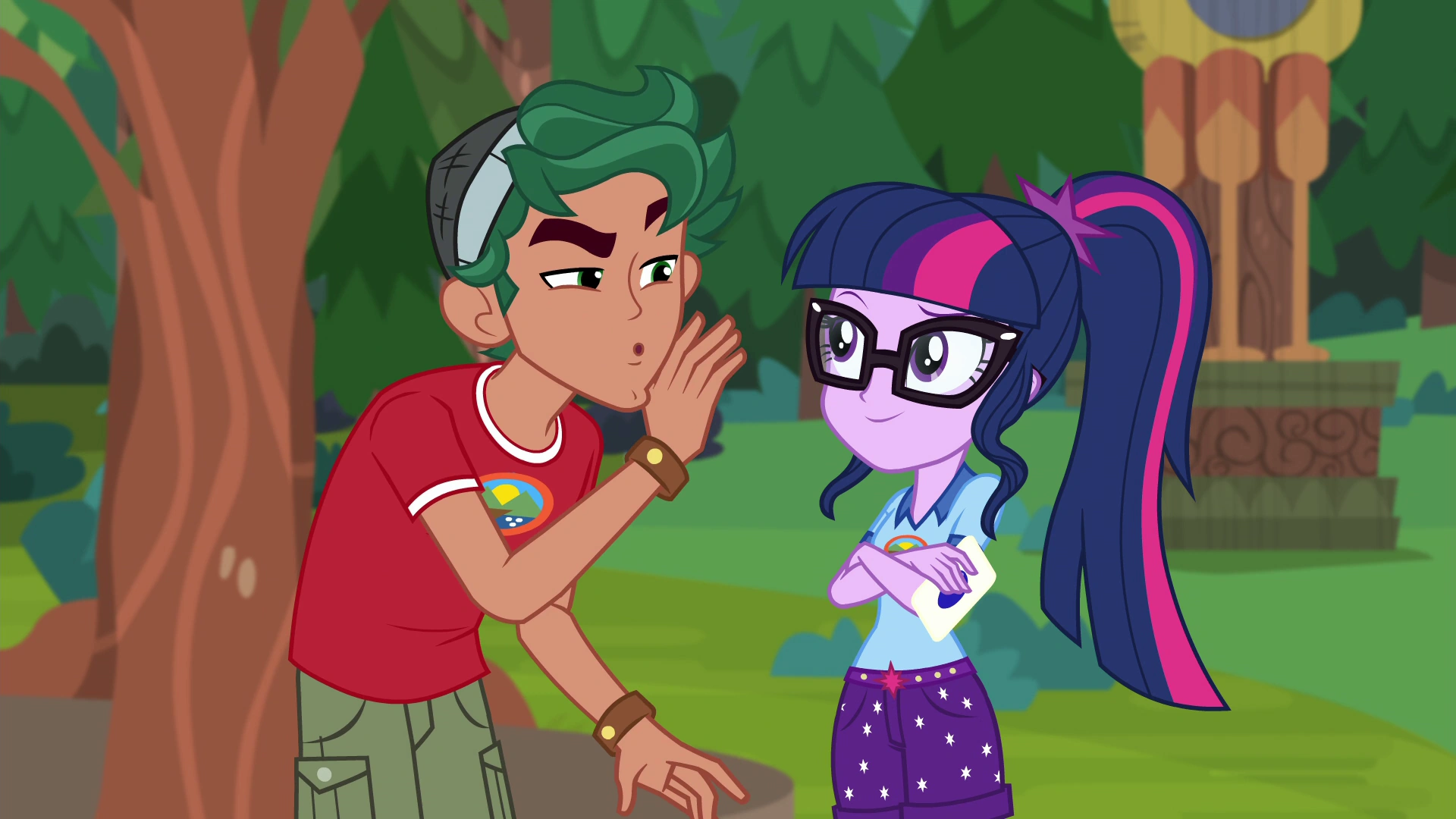 Image - Timber Spruce whispering "that means blue" EG4.png | My Little ...