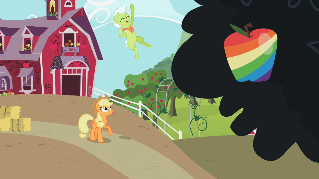 Image - Granny Smith cheering zap apple S2E12.png | My Little Pony ...