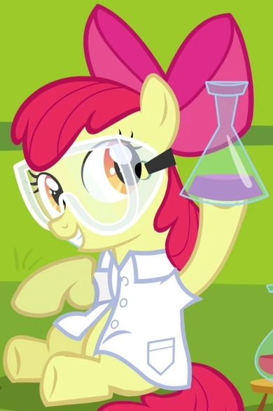 Image - Apple Bloom scientist ID S4E15.png | My Little Pony Friendship ...