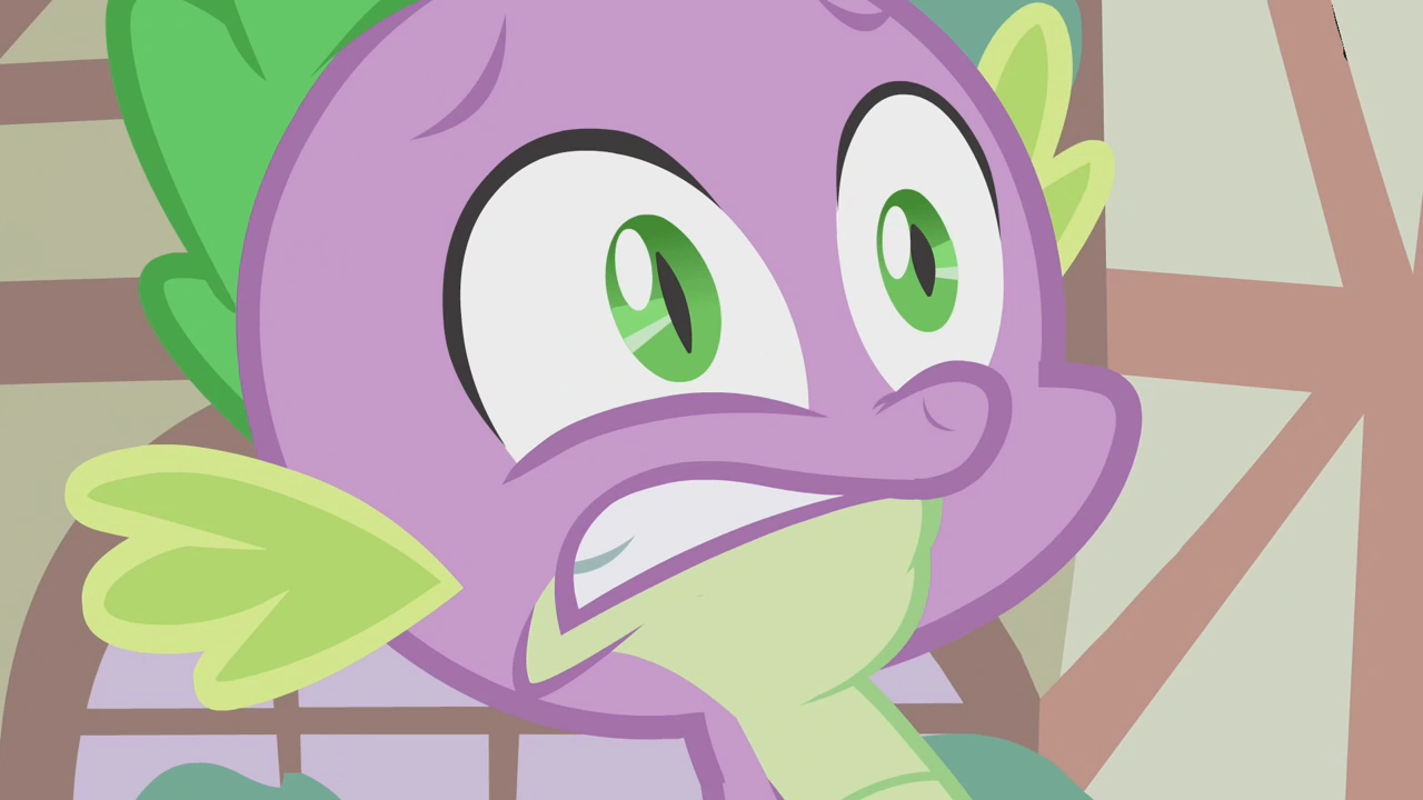 Image - Spike scared of zombies S1E09.png | My Little Pony Friendship ...