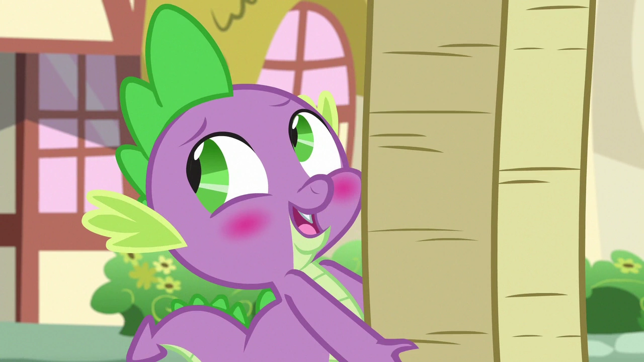 Image - Spike blushing with embarrassment S7E9.png | My Little Pony ...