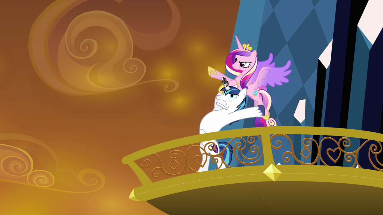 Image - Shining Armor throwing Cadance S3E2.png | My Little Pony ...