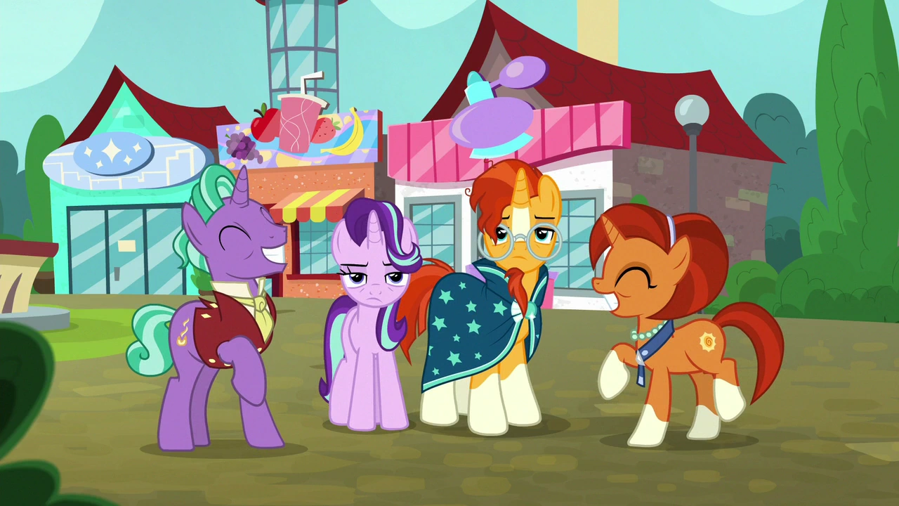 Image - Starlight and Sunburst with their thrilled parents S8E8.png ...