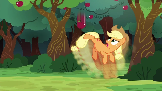 Imagen - Applejack kicking the apple in slow motion S6E18.png | My ...