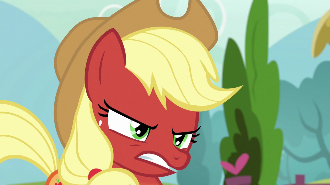 Image - Applejack becoming red with rage S7E9.png | My Little Pony ...