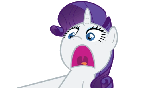 Image - FANMADE Shocked Rarity.gif | My Little Pony Friendship is Magic ...