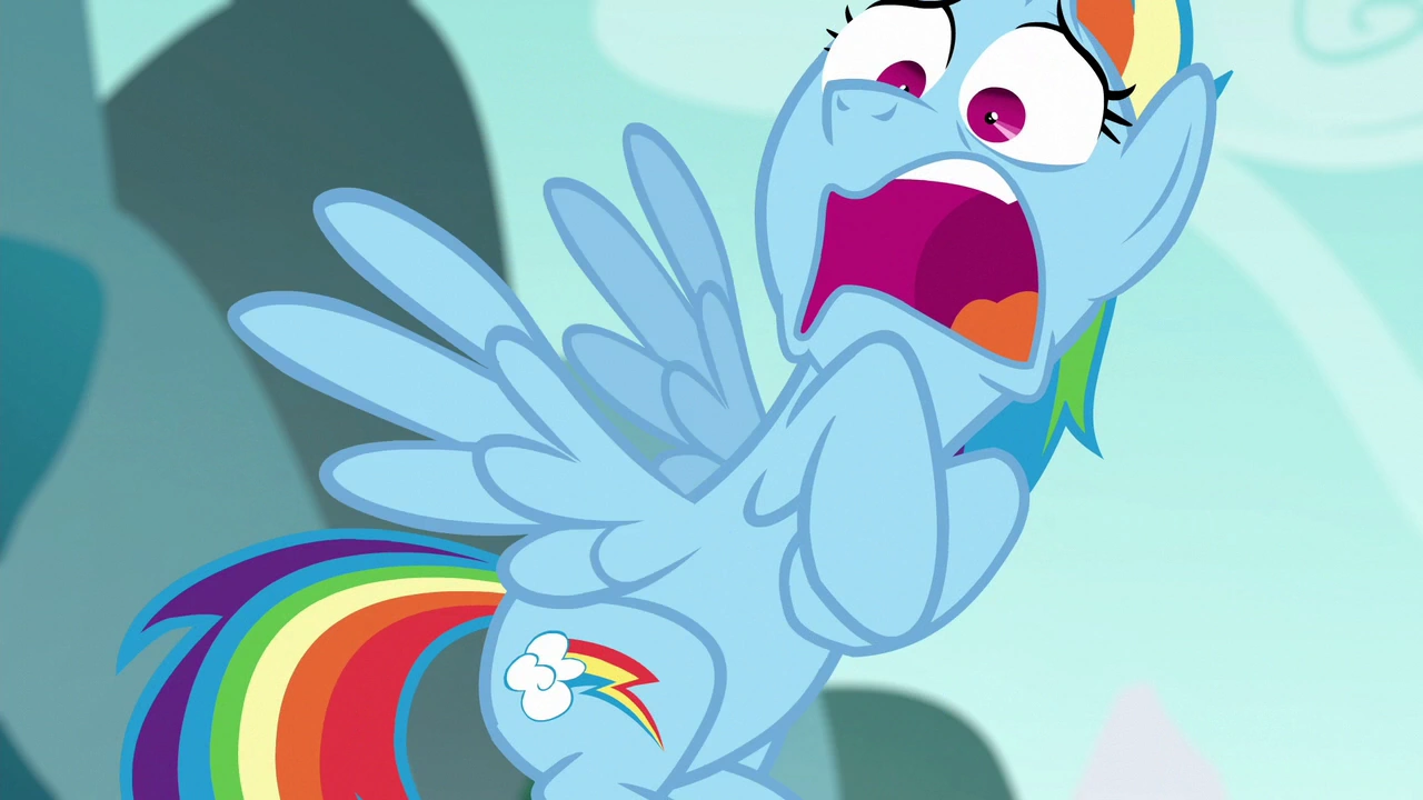 Image - Rainbow Dash in complete shock S6E6.png | My Little Pony ...