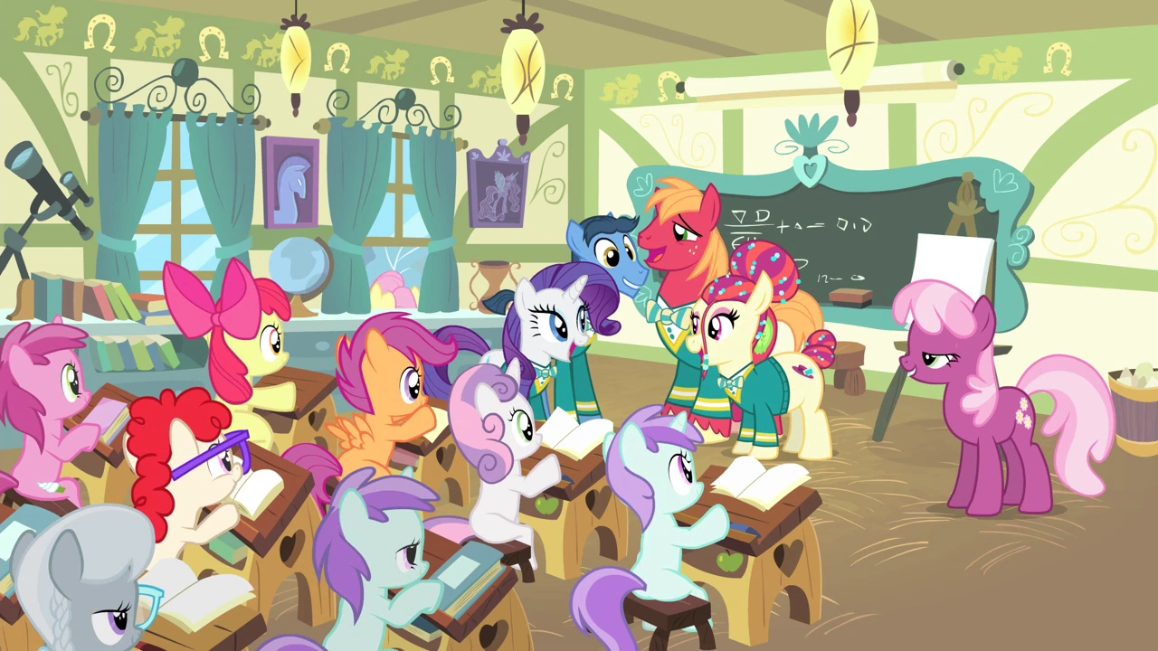 Image - The Ponytones singing in the classroom S4E14.png | My Little ...