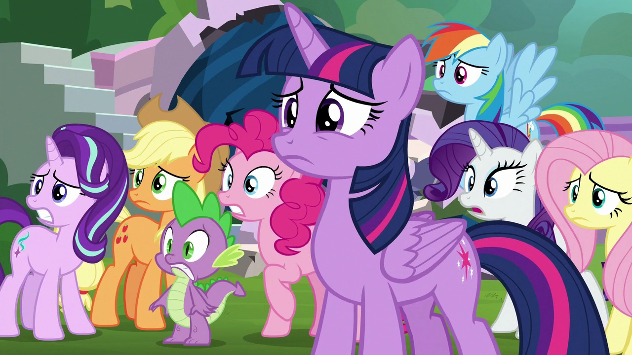 Изображение - Twilight and friends in shock and despair S8E1.png ...