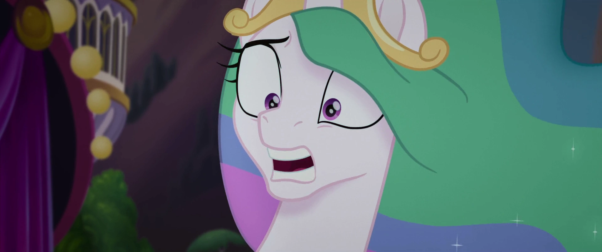 Image - Celestia watching Cadance crystallize MLPTM.png | My Little ...