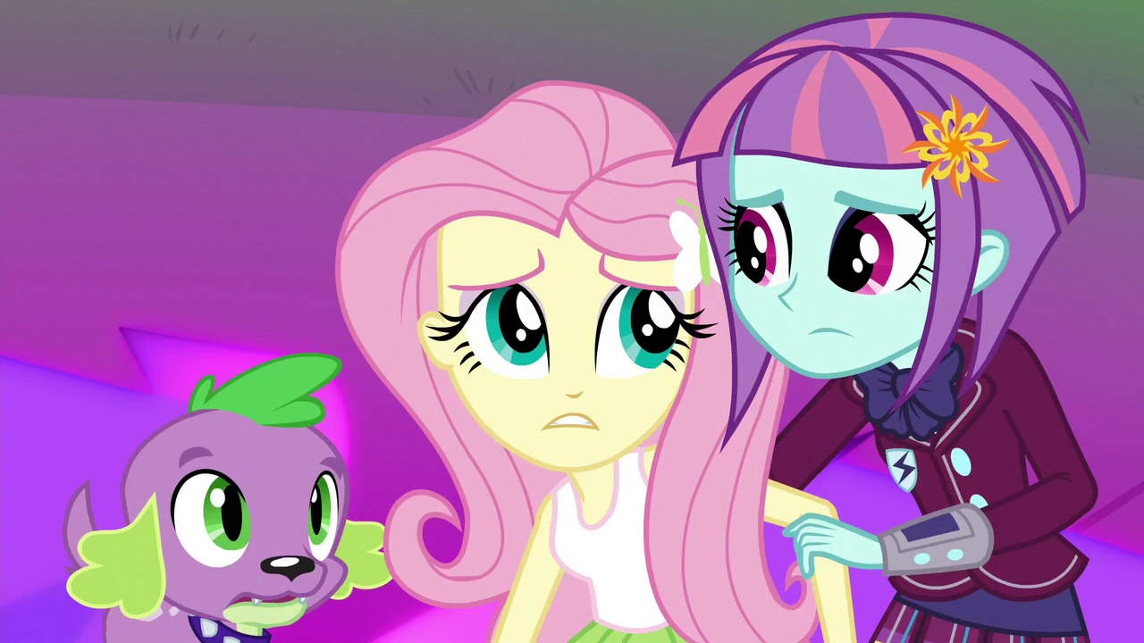 Image - Sunny Flare with Fluttershy EG3.png | My Little Pony Friendship ...