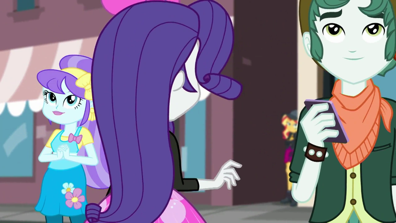 Image - Rarity sees Sunset Shimmer in the alleyway EGDS9.png | My ...