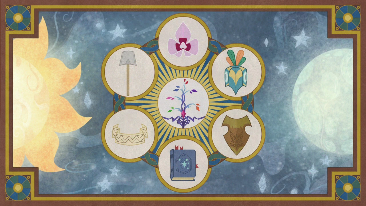 Image - Illustration of Pillars' artifacts and Tree of Harmony ...