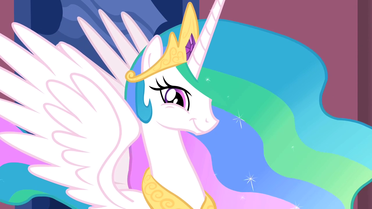 Image - Princess Celestia smiling S2E02.png | My Little Pony Friendship ...