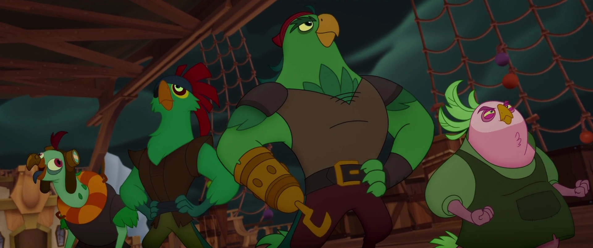 Image - Parrot pirates standing confidently MLPTM.png | My Little Pony ...