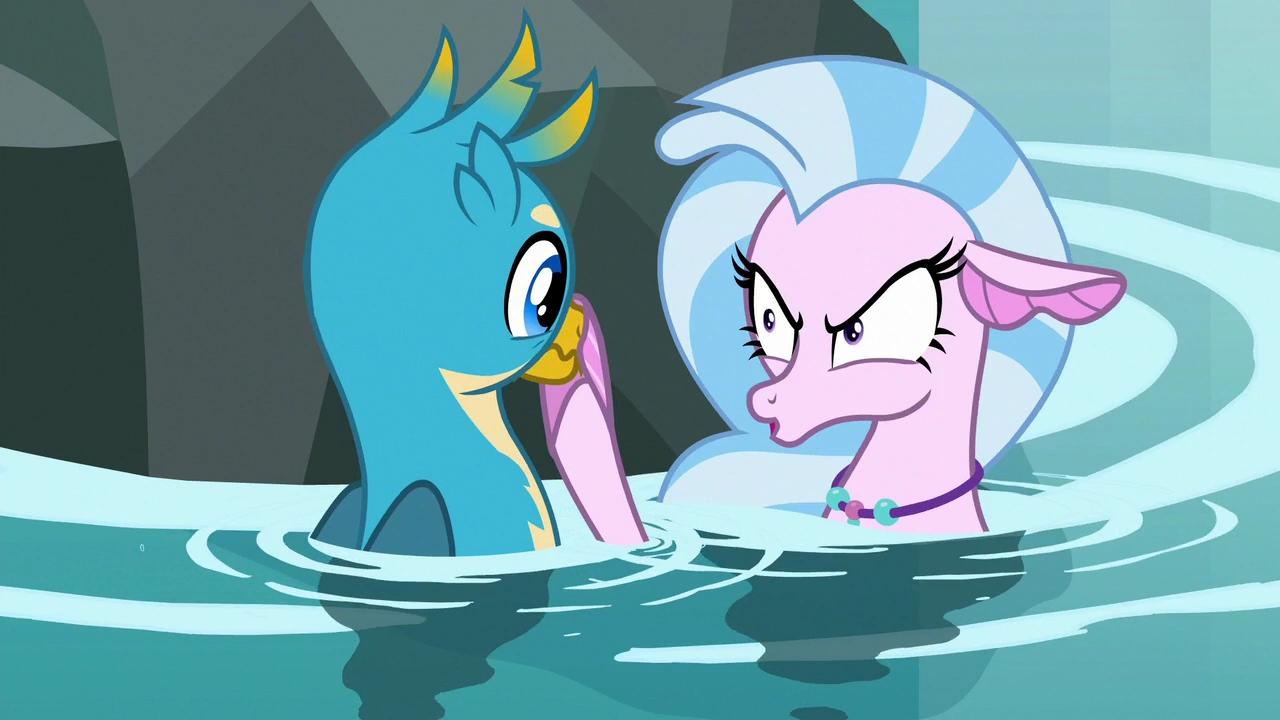 Image - Silverstream shushing Gallus S8E22.png | My Little Pony ...