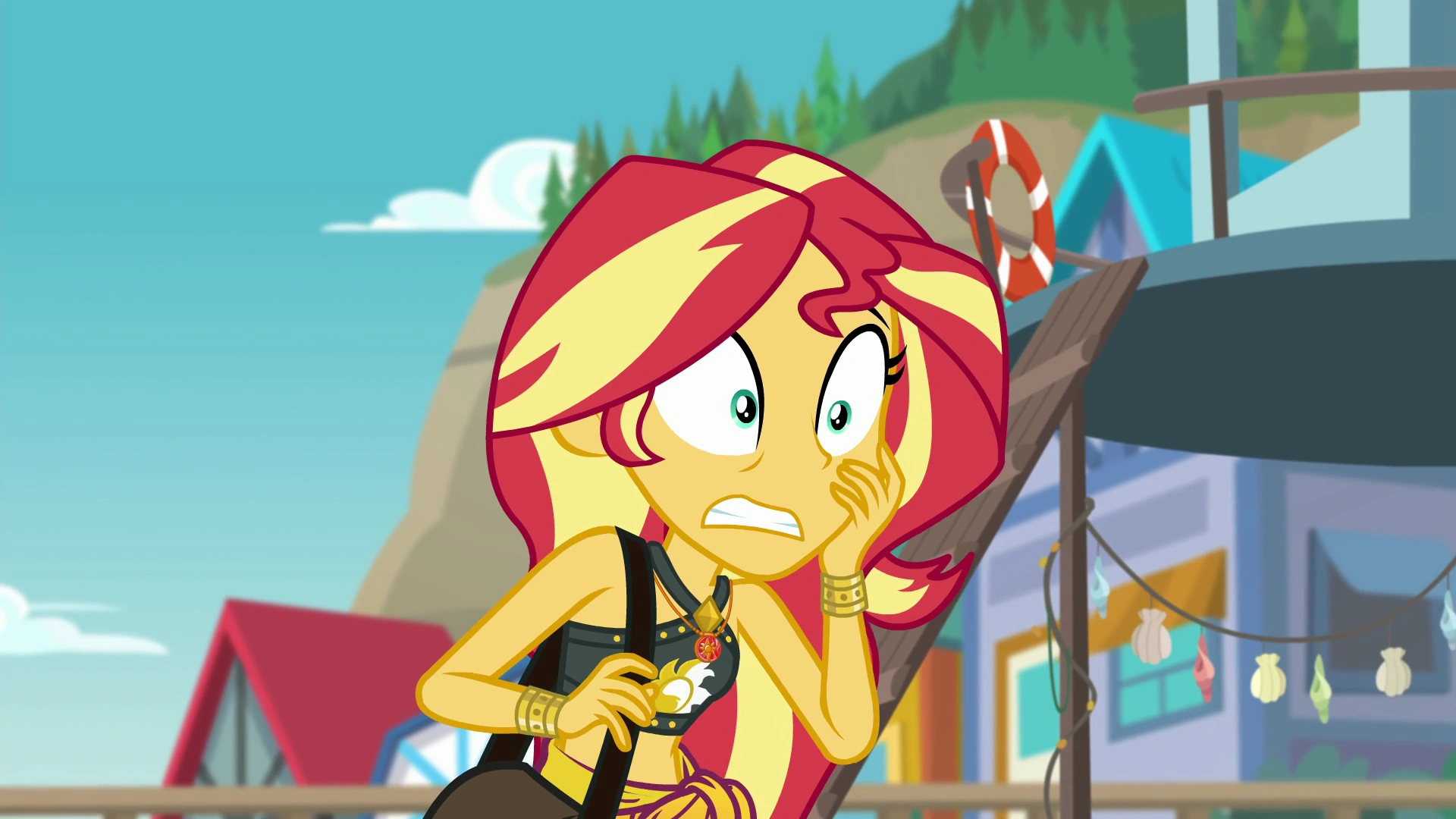 Image - Sunset Shimmer starting to panic EGFF.png | My Little Pony ...