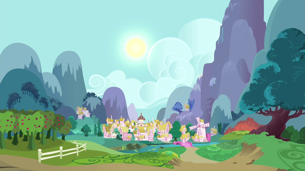 Image - Ponyville at day S4E14.png | My Little Pony Friendship is Magic ...