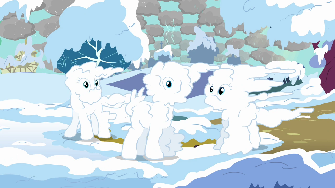 Image - Ponies covered in snow S03E13.png | My Little Pony Friendship ...