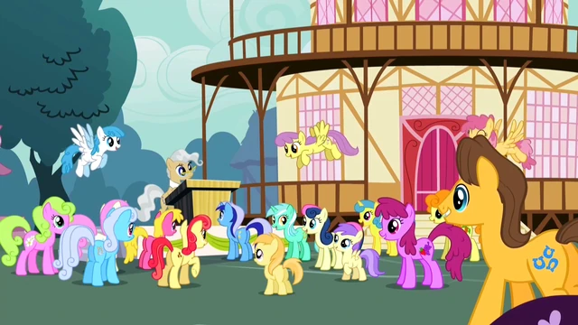 Image - Ponyville Crowd Cheer S2E14.png | My Little Pony Friendship is ...