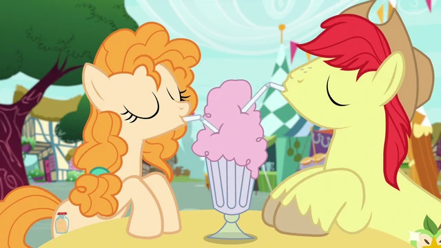 Image - Bright Mac and Pear Butter sharing a milkshake S7E13.png | My ...