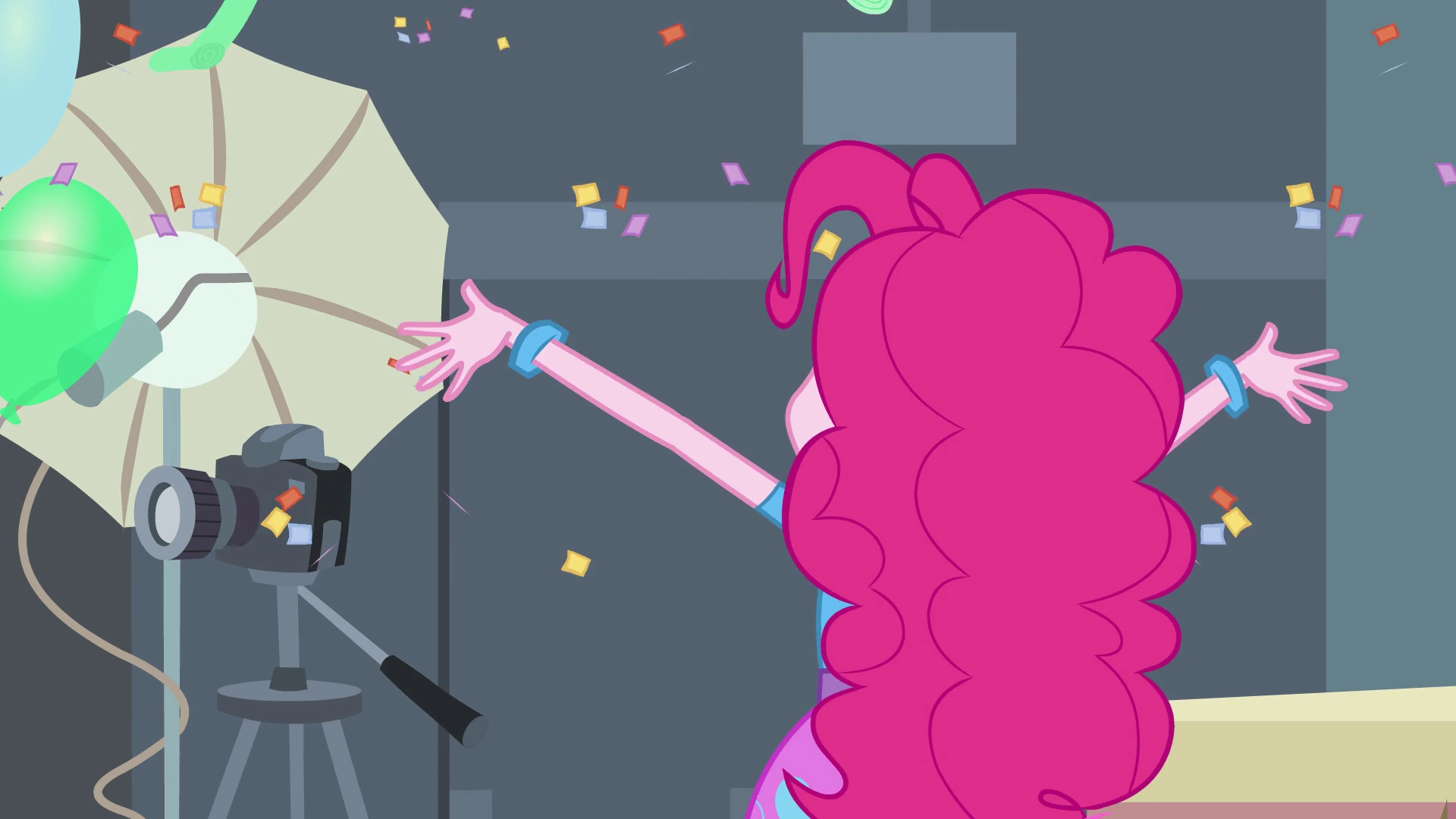 Image - Pinkie Pie throwing confetti EG.png | My Little Pony Friendship ...