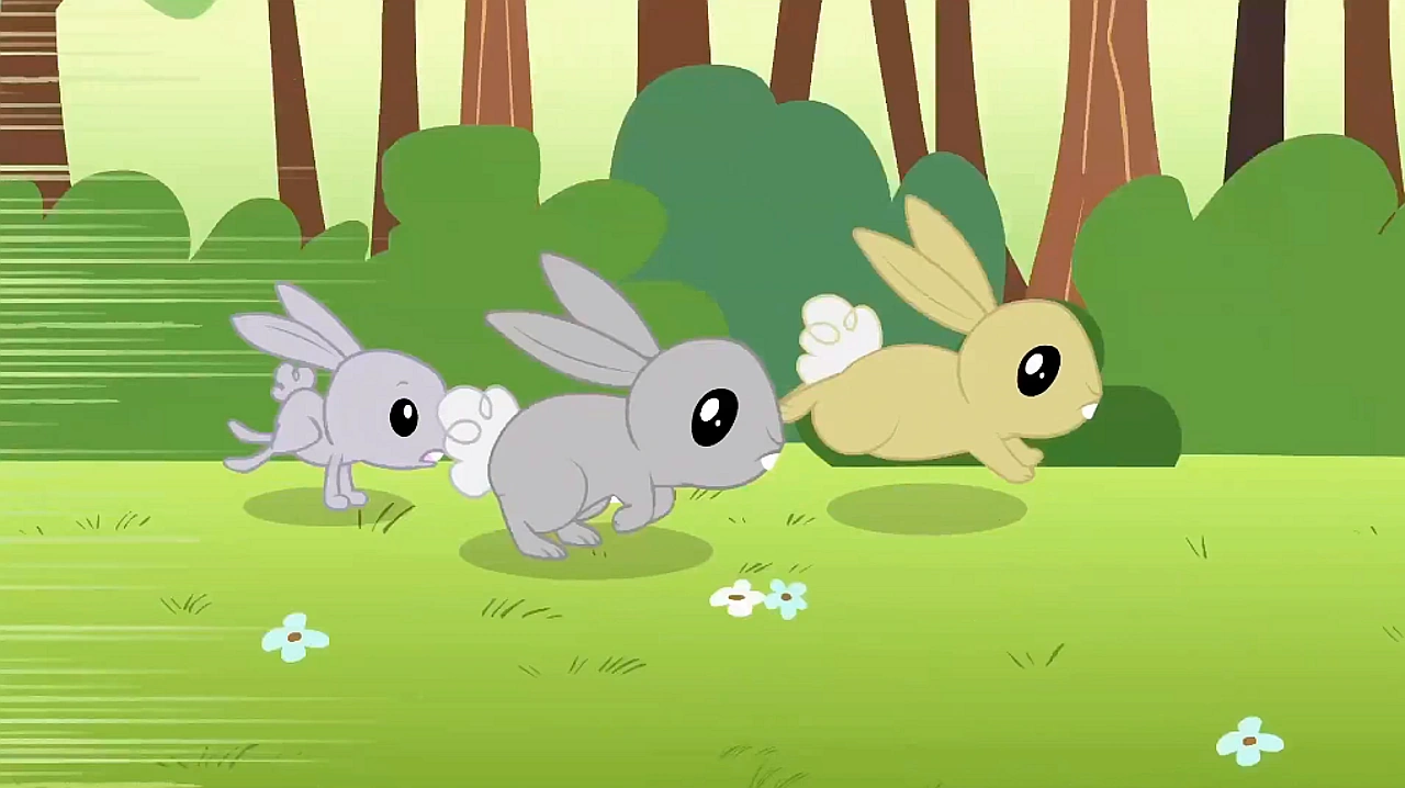 Fluttershy Running Away