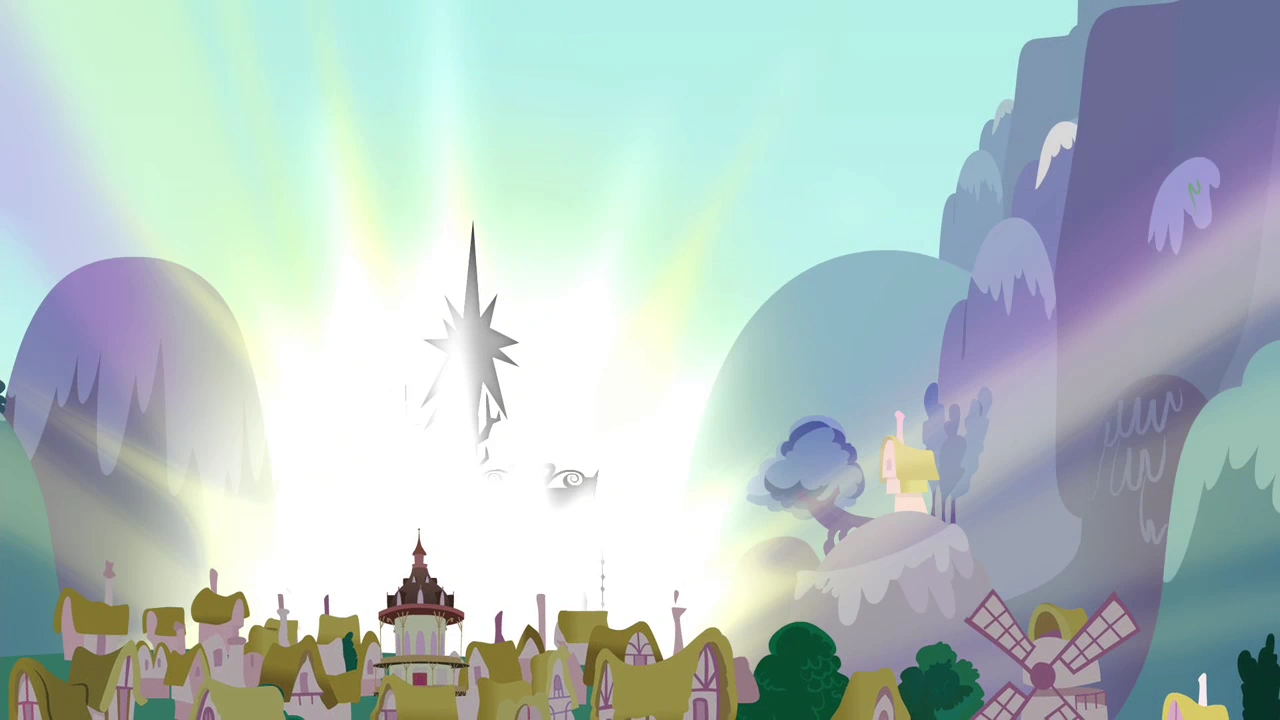 Image - Castle towers over Ponyville S4E26.png | My Little Pony ...