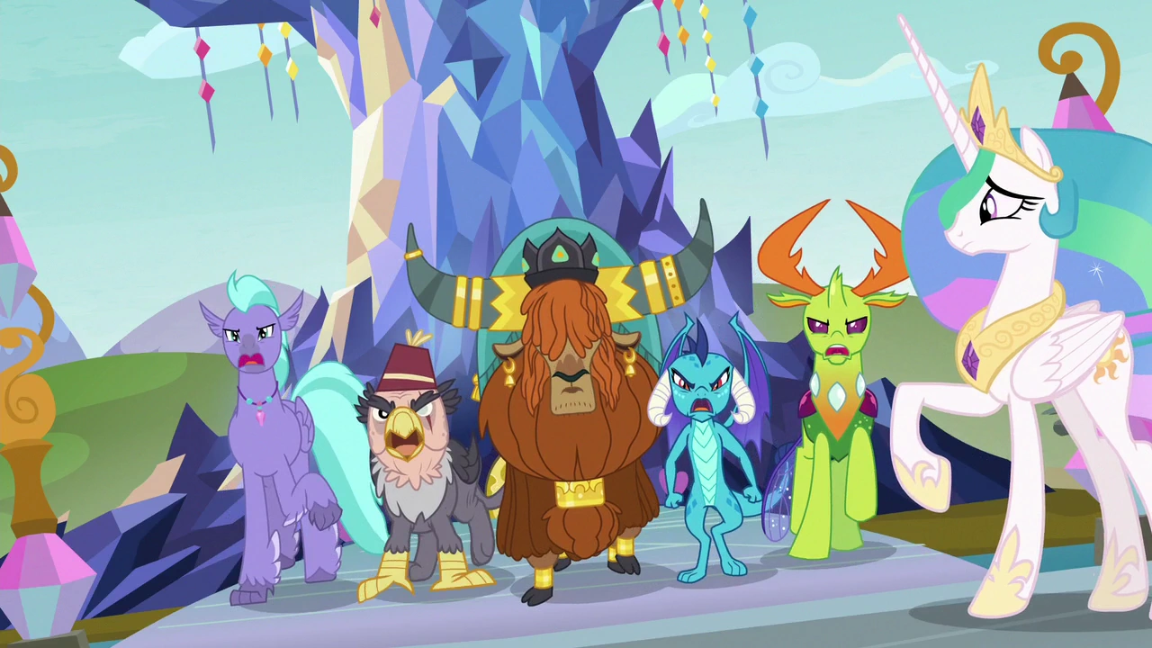 Image - Race leaders march up to Chancellor Neighsay S8E2.png | My ...