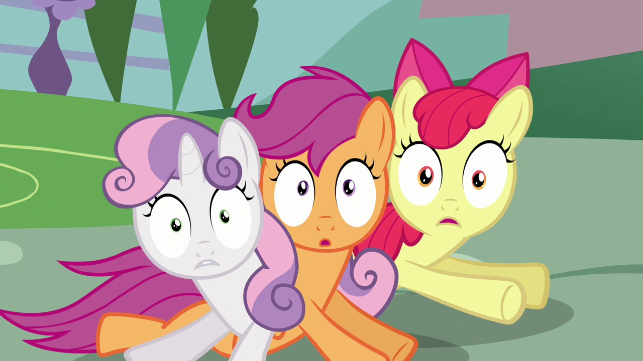 Image - CMC shocked at book S2E17.png | My Little Pony Friendship is ...
