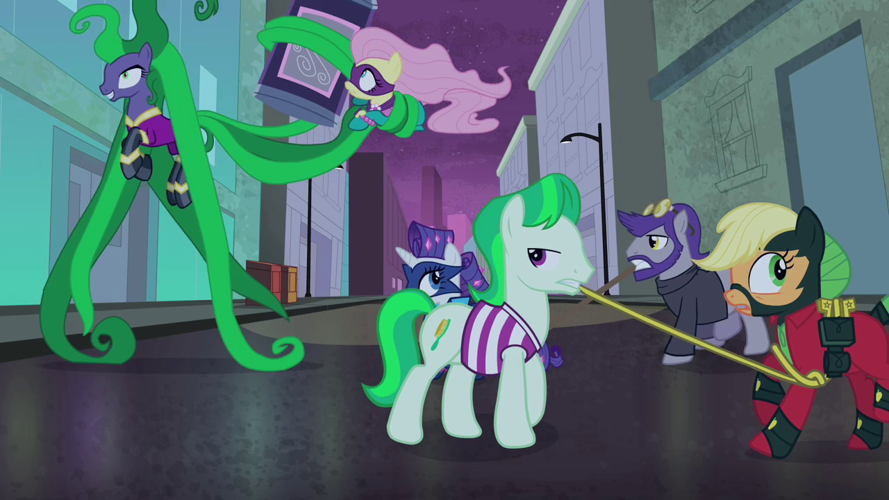 Image - Mane-iac takes Power Ponies prisoner S4E06.png | My Little Pony ...