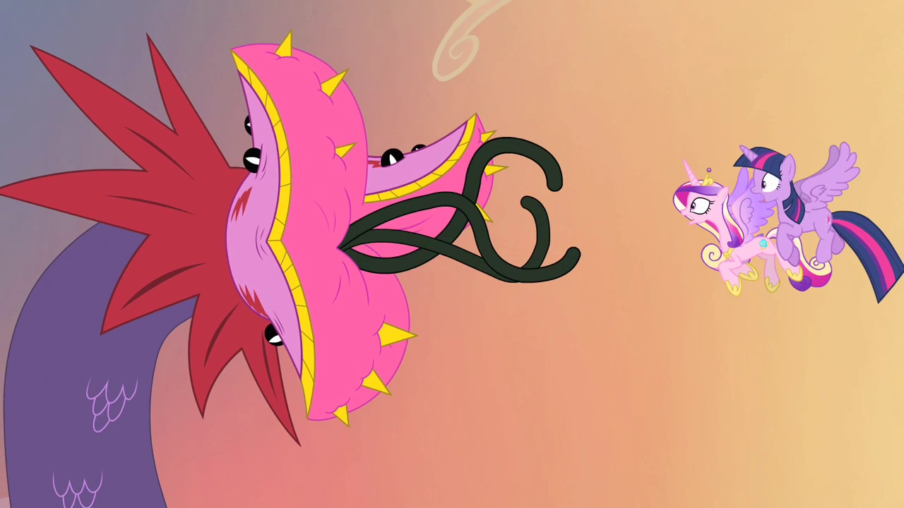 Image - Tatzlwurm roars at princesses S4E11.png | My Little Pony ...