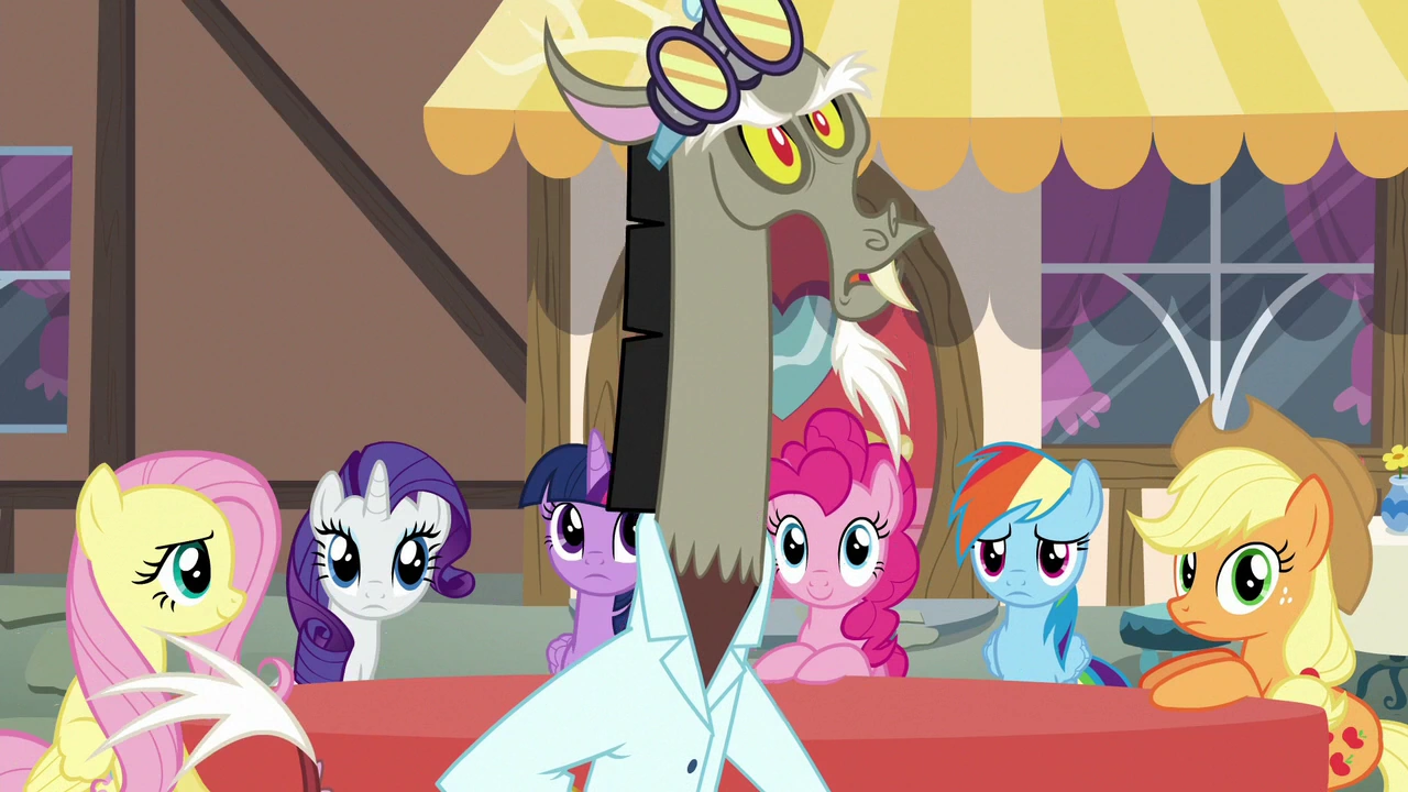 Image - Discord wearing a lab coat S5E22.png | My Little Pony ...