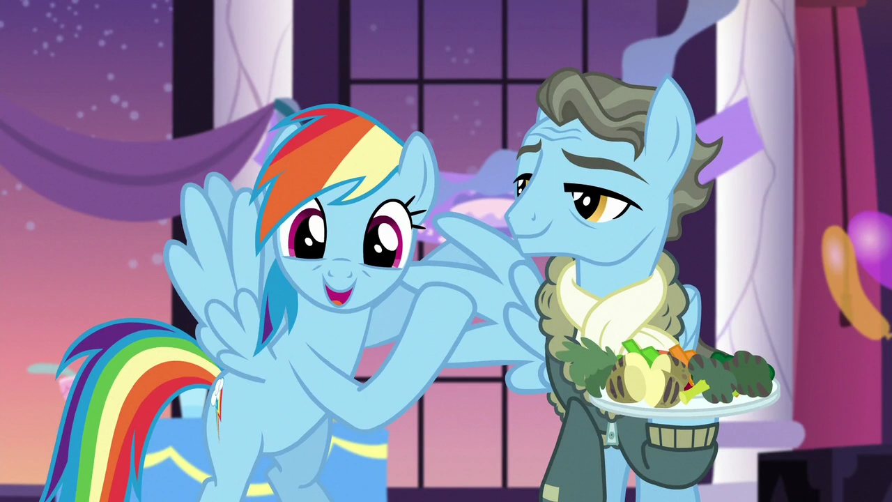 Image - Rainbow holds Wind Rider's wing S5E15.png | My Little Pony ...