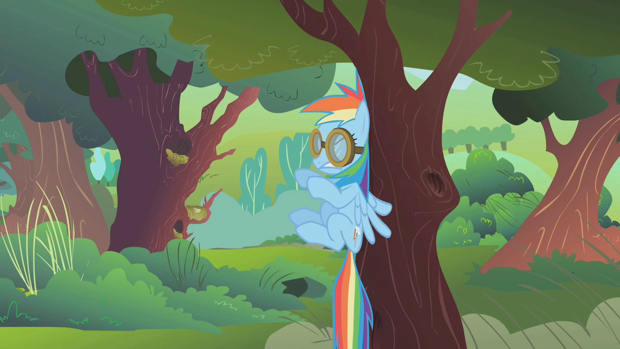Image - Rainbow thrown against a tree S01E10.png | My Little Pony ...