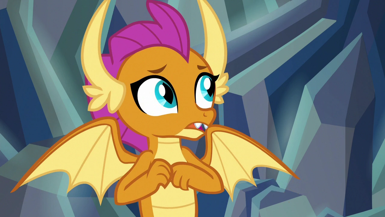 Image - Smolder looking around S8E22.png | My Little Pony Friendship is ...