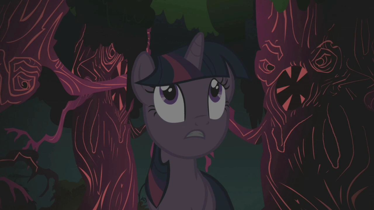 Image - Twilight scared of the trees S1E02.png | My Little Pony ...