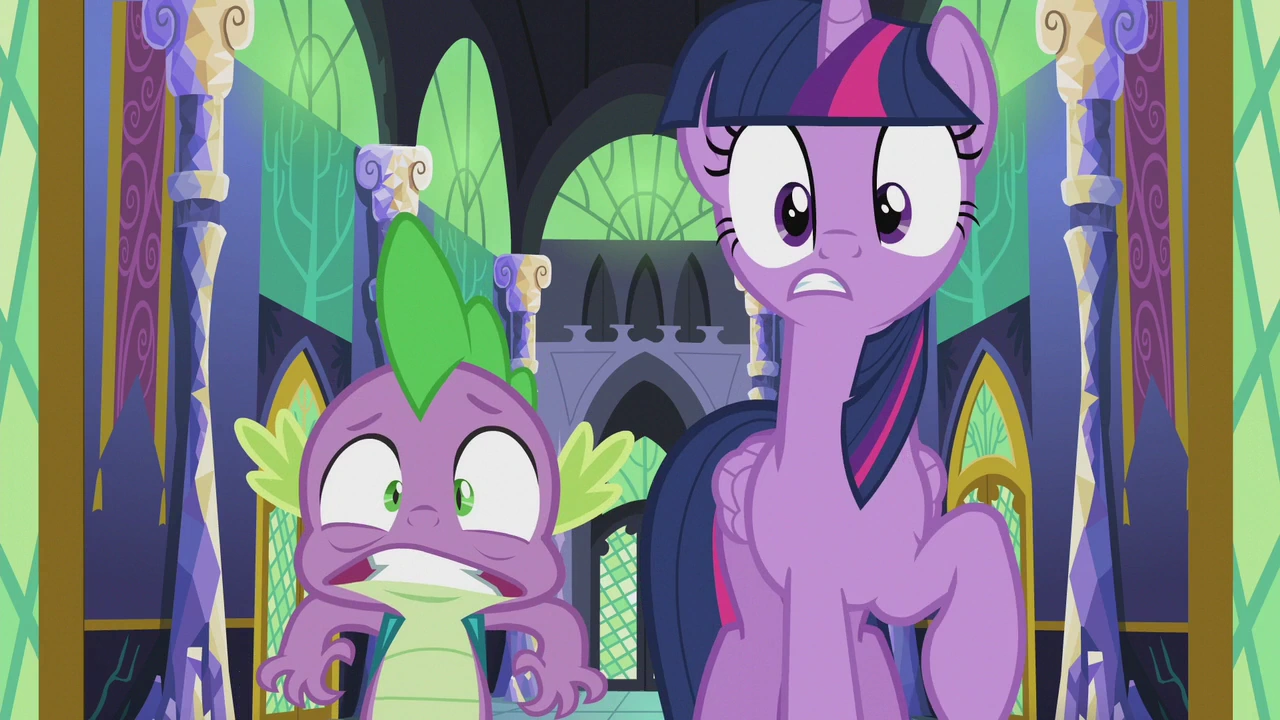 Image - Twilight and Spike in surprise S5E25.png | My Little Pony ...