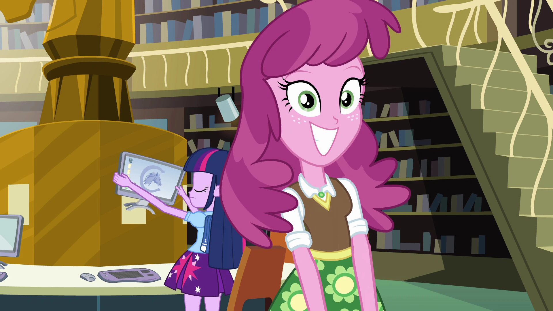 Image - Cheerilee puts on a smile EG.png | My Little Pony Friendship is ...