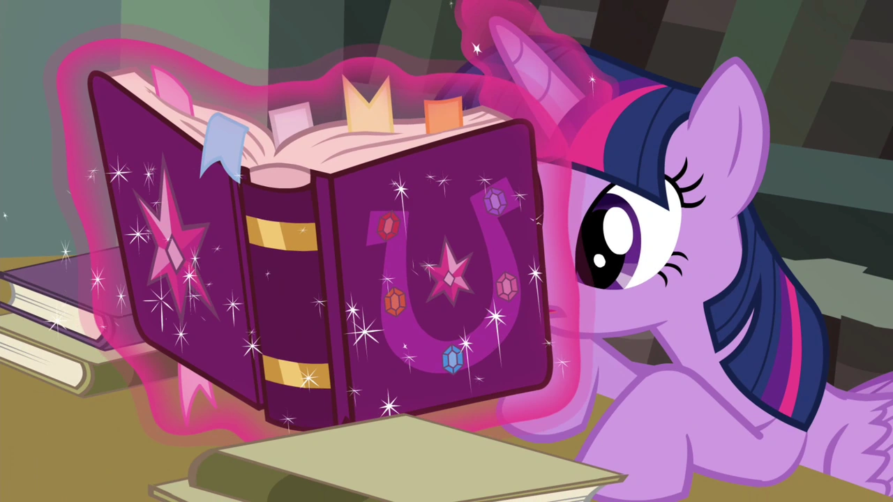 Image - Twilight reading the journal closely S4E25.png | My Little Pony ...