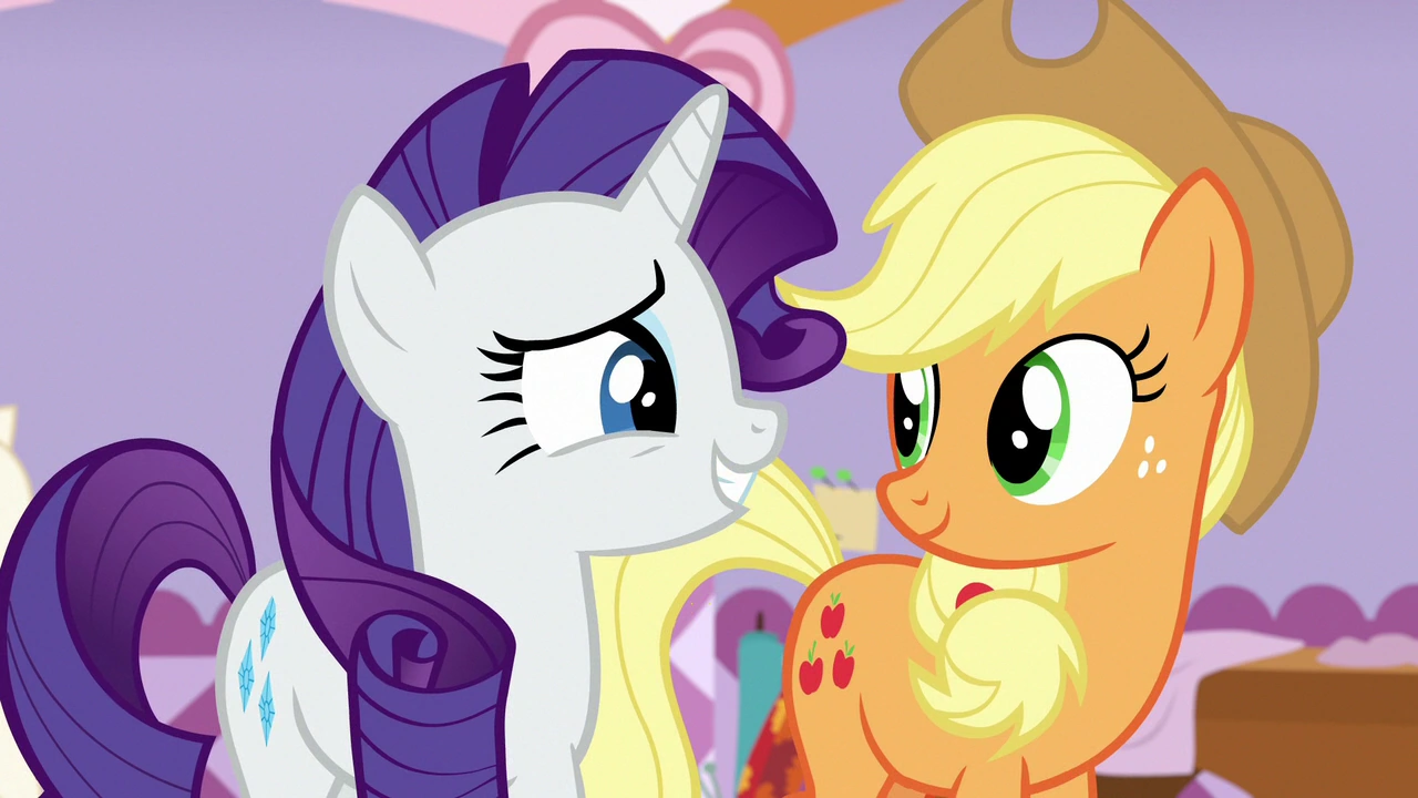 Image - Applejack agreeing with Rarity S7E9.png | My Little Pony ...