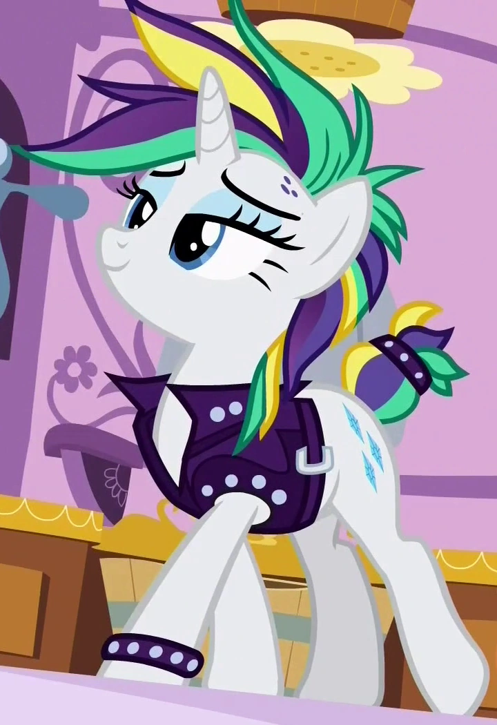 Image - Rarity punk outfit ID S7E19.png | My Little Pony Friendship is ...