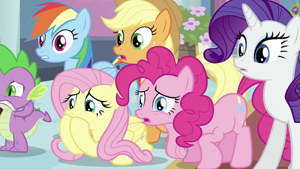 Imagem - Twilight's friends shocked S2E25.png | My Little Pony A ...