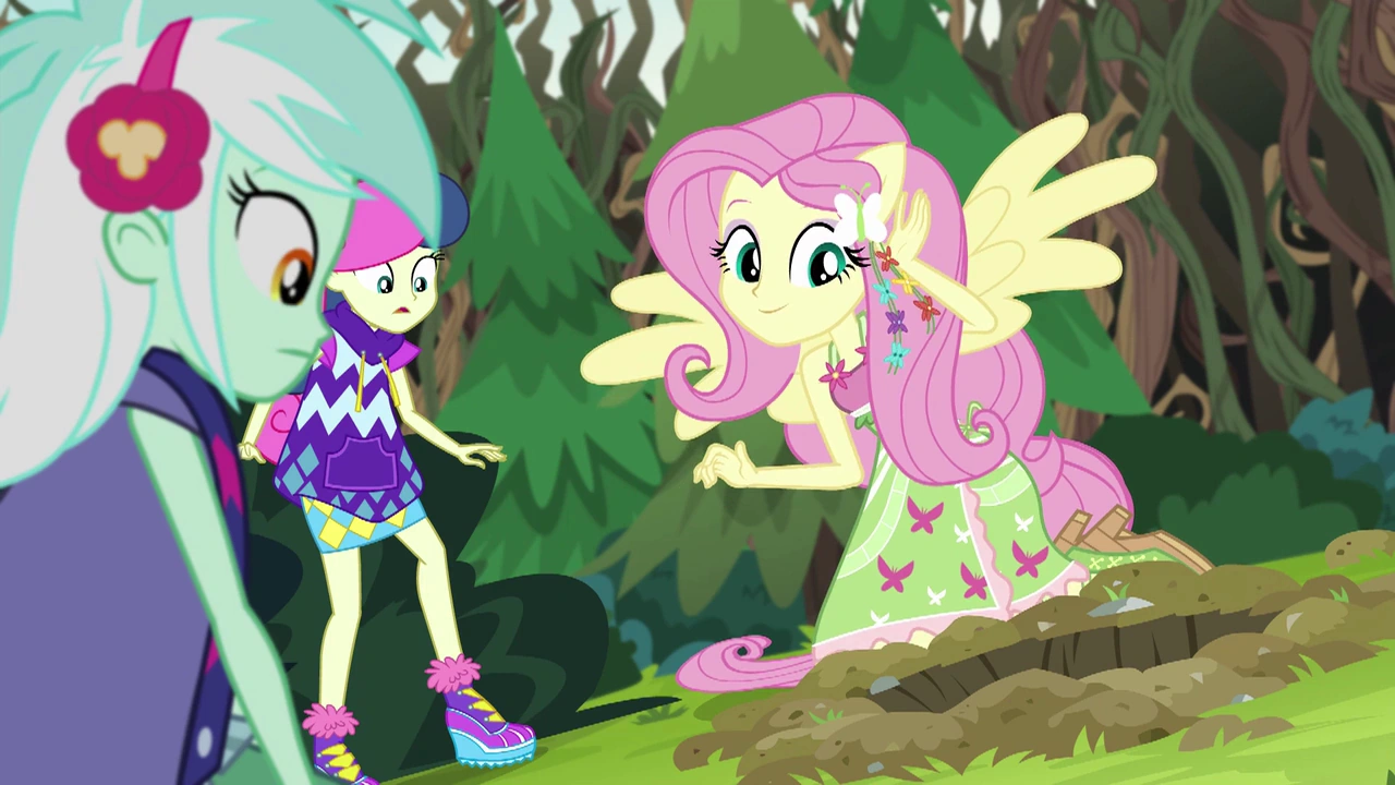 Image - Fluttershy hears the gophers' signal EG4.png | My Little Pony ...
