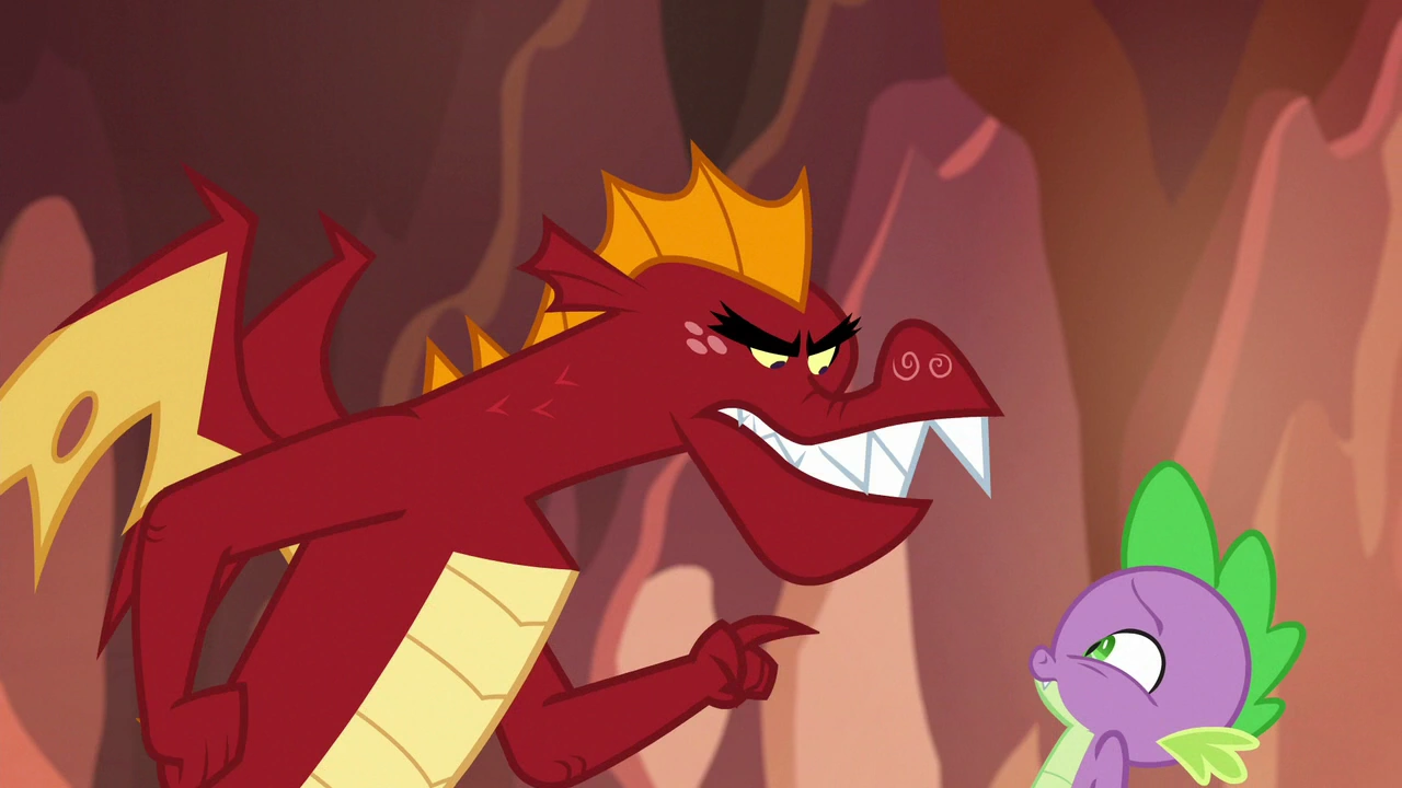 Image - Garble "I'm not losing to" S6E5.png | My Little Pony Friendship ...