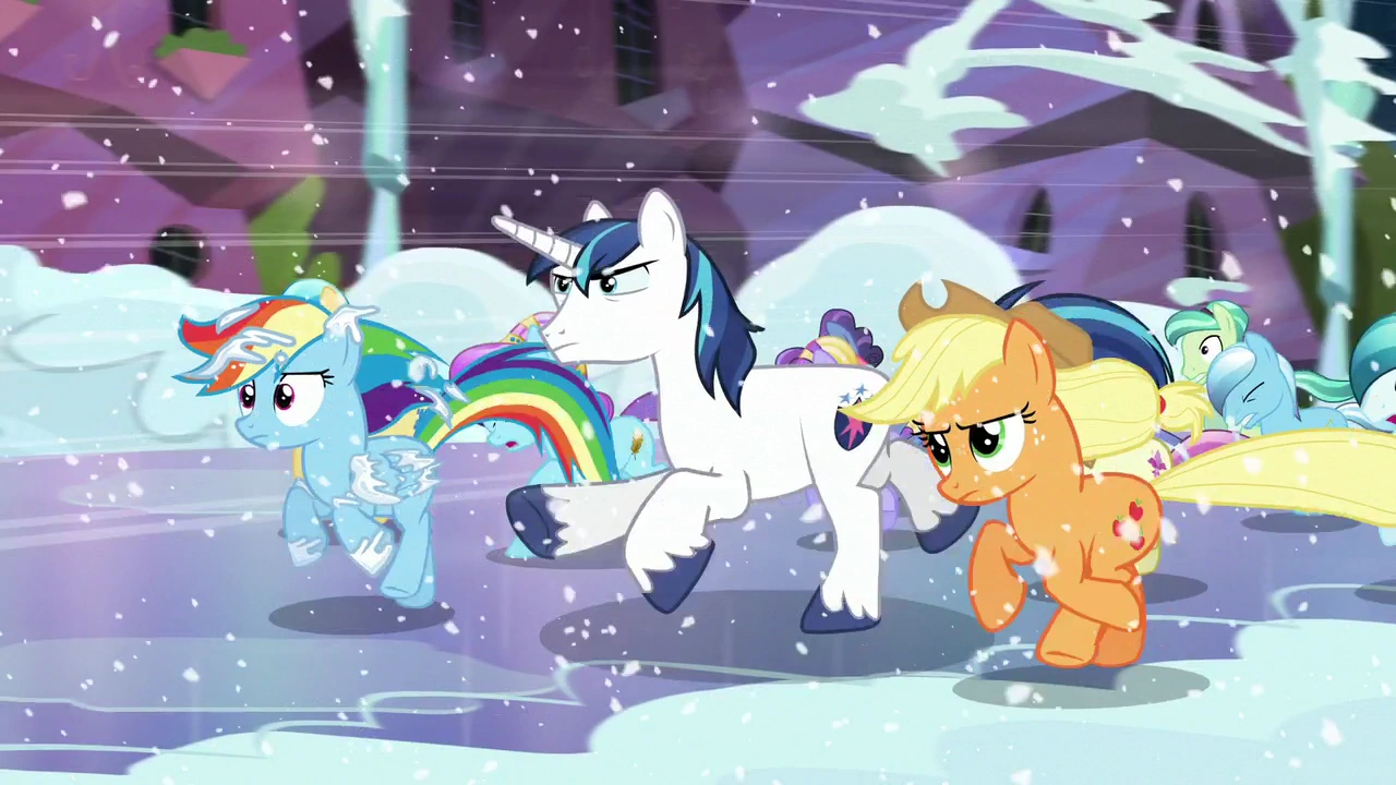 Image - Rainbow running with the other ponies S6E2.png | My Little Pony ...