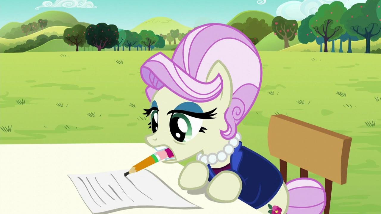 Image - One of the judges writing on a paper S5E17.png | My Little Pony ...